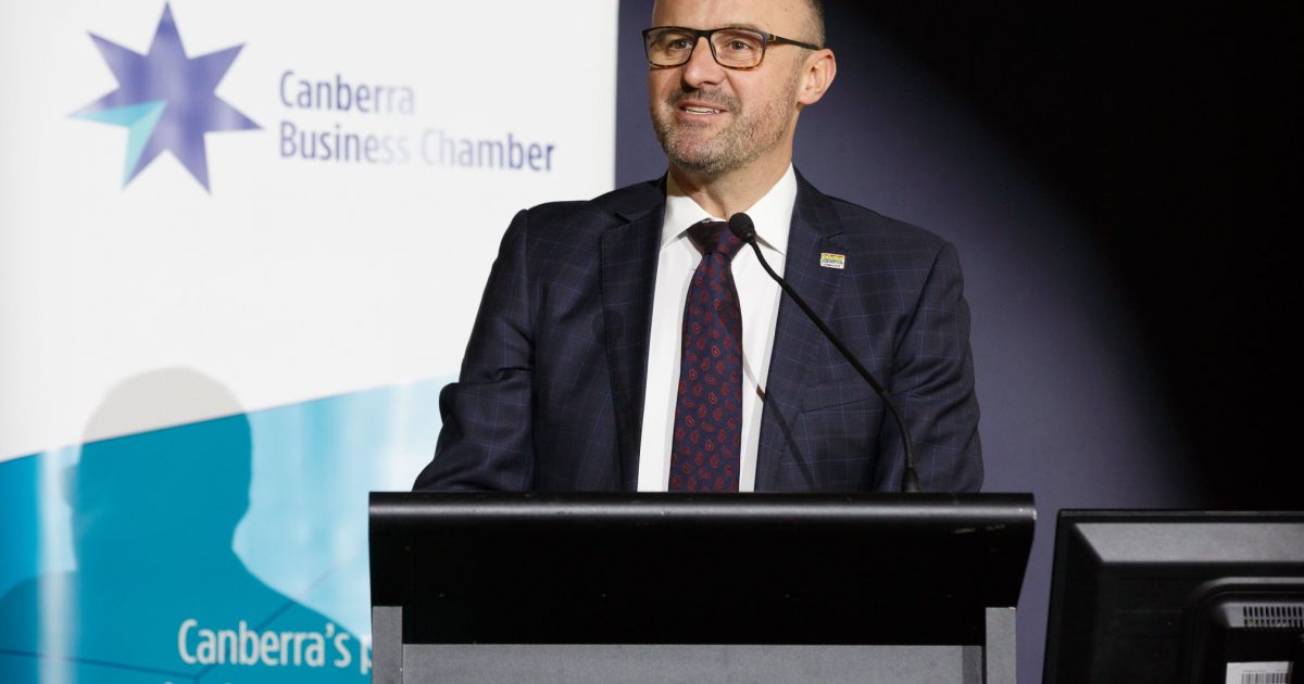 Canberra Business Chamber State of the Territory Business Address ...