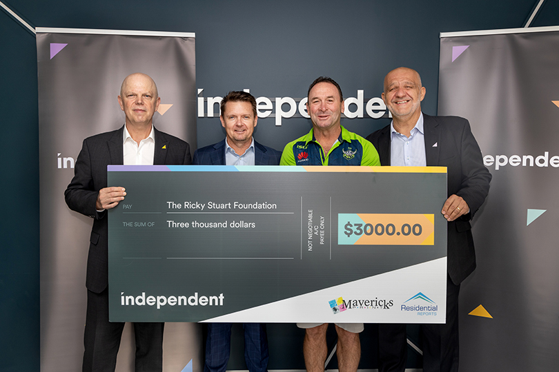 Independent donate to The Ricky Stuart Foundation | Region Canberra
