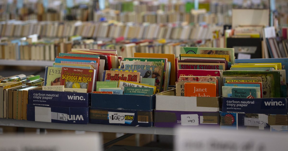 Thousands of books make the journey to Lifeline's first book fair of ...