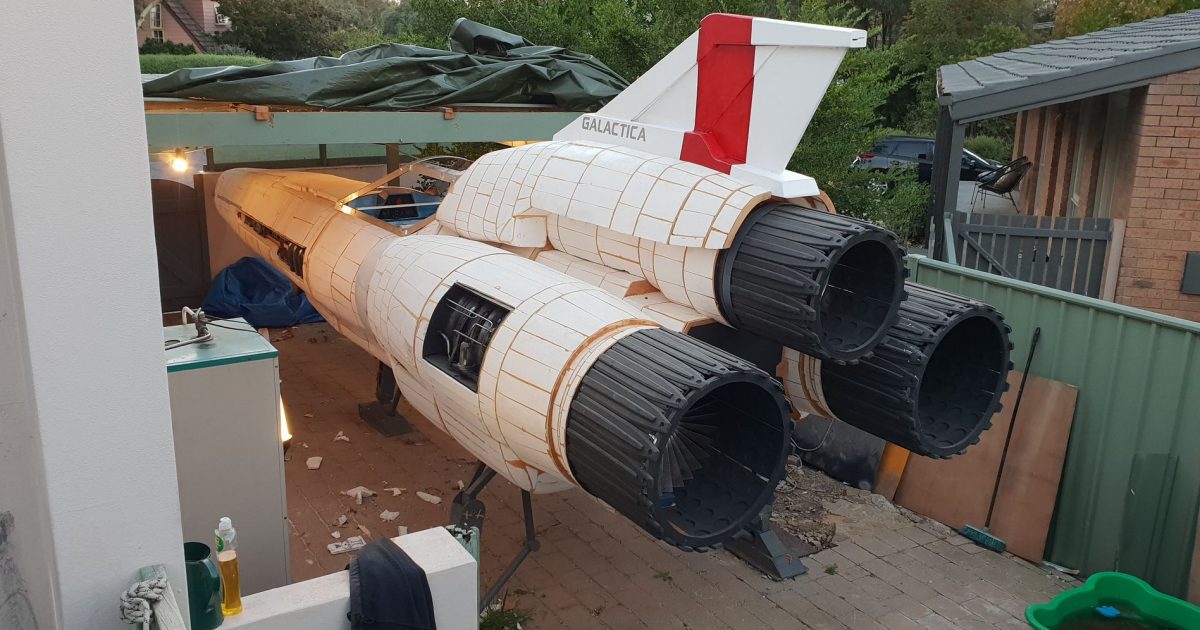 Meet the '52-year-old nerd' building a life-size spaceship in his ...