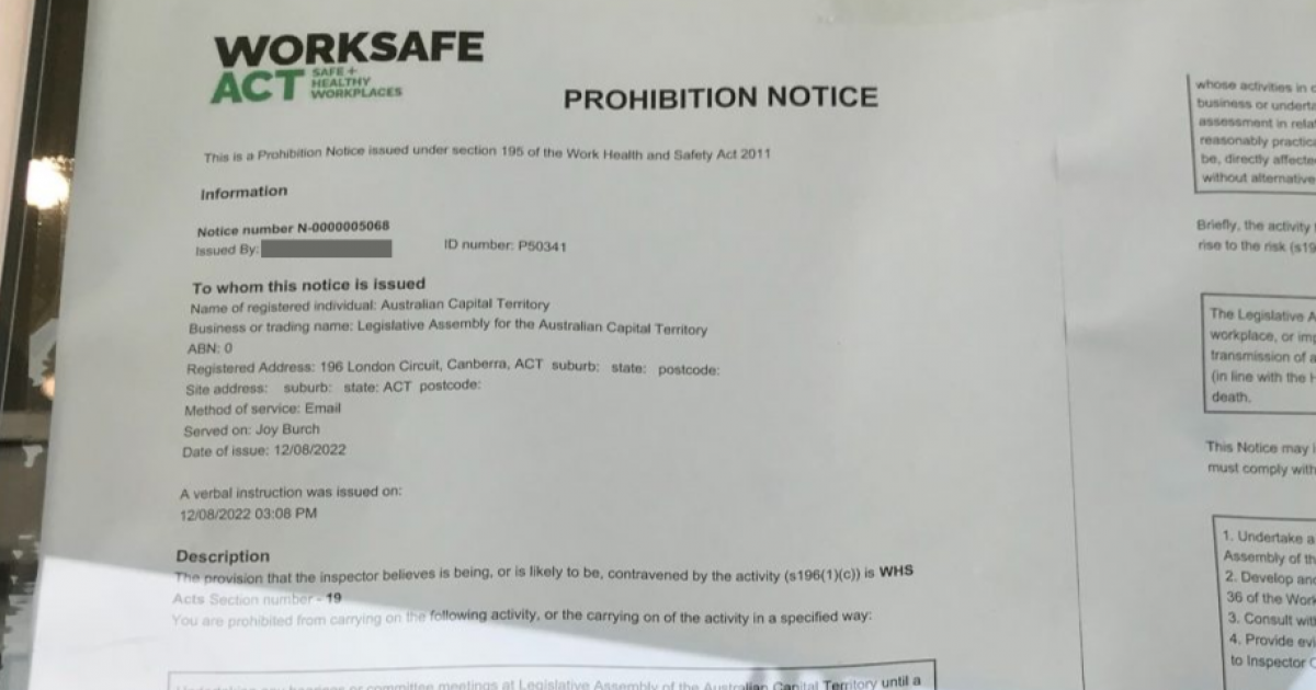 Lawyers find WorkSafe did not have the power to put a prohibition ...