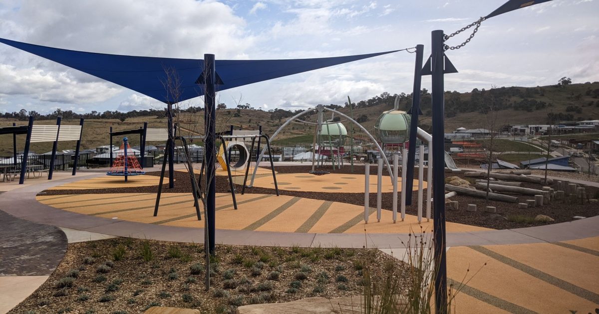 A new park in Whitlam boasts sustainable features | Region Canberra