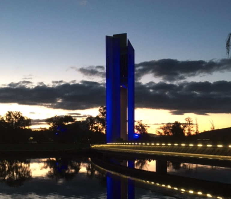 Canberra Lit in Blue: Anti-Poverty Week 2022 (The National Carillon and ...