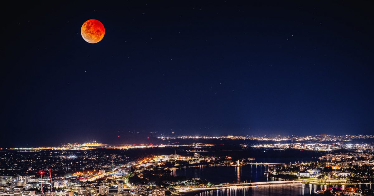 Moon will turn to blood over Canberra night sky for last time until ...