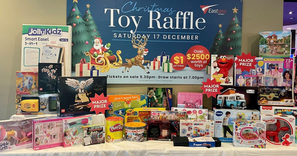 Christmas Toy Raffle at Eastlake Calwell | Region Canberra