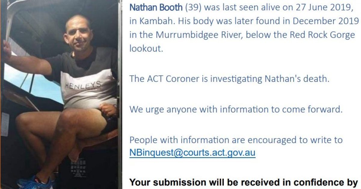 Nathan Booth inquest rescheduled to 2024 so family can review ...