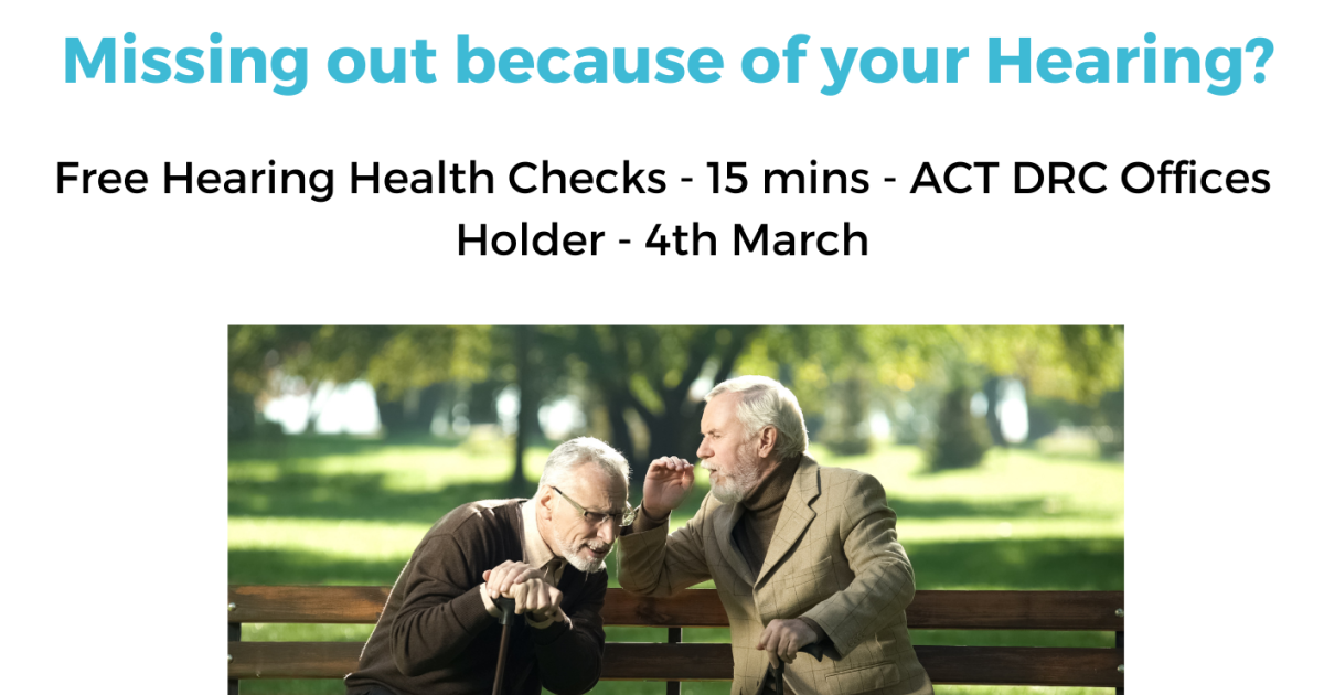 Hearing Health Checkups at the Deafness Resource Centre | Region Canberra